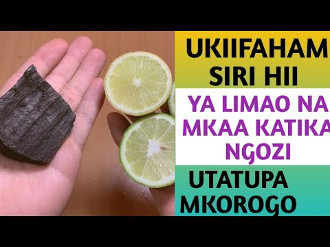 HAUTAENDA DUKANI KUNUNUA MKOROGO UKIIFAHAM SIRI YA MKAA NA LIMAO KATIKA ...