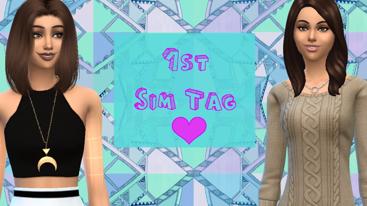 My First Sim Tag - Sims 4 CAS - YouTube