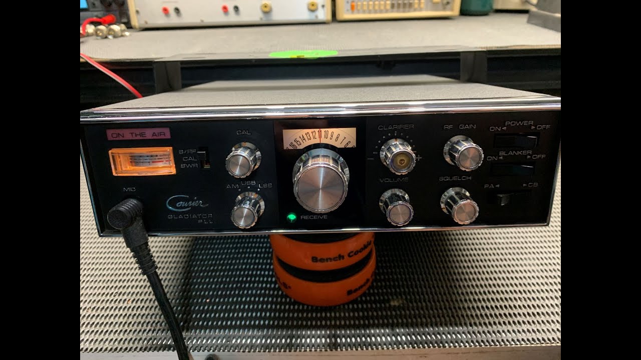 COURIER GLADIATOR MOBILE CB RADIO - YouTube