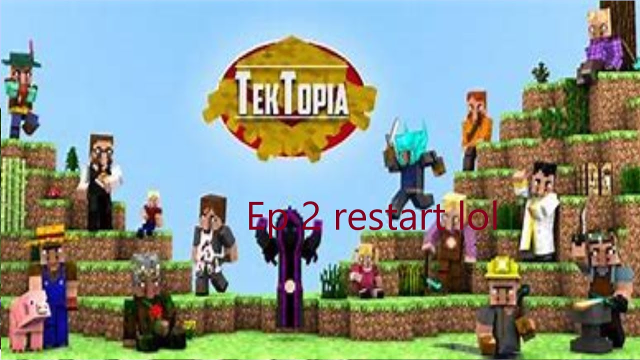 Minecraft Tektopia Ep2 New village - YouTube