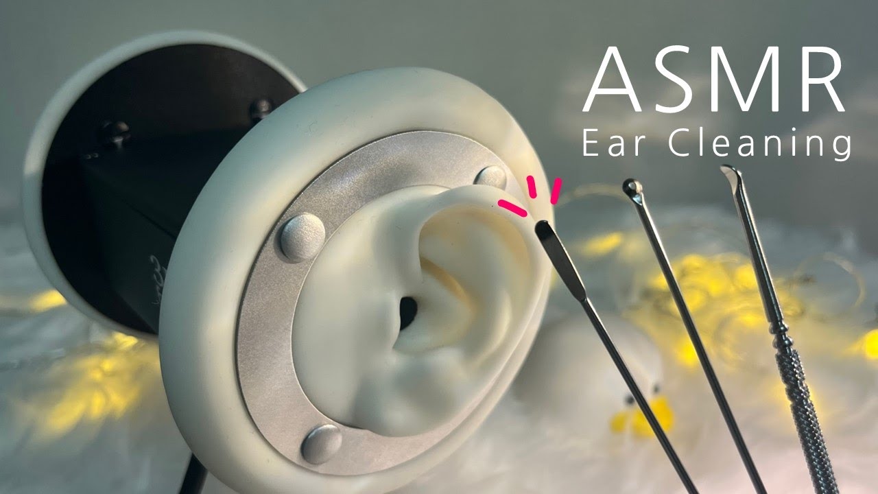 ASMR Ear Cleaning Using 3 types of Metal Earpick 💤💘｜3가지 금속 도구를 활용한 귀청소 ...