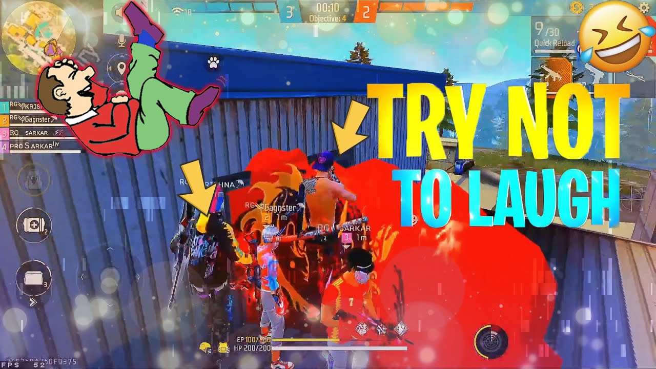 Free Fire WTF Funny Clips 0001 🤣 Best Funny Moments OF PRC SARKAR😂 Must ...