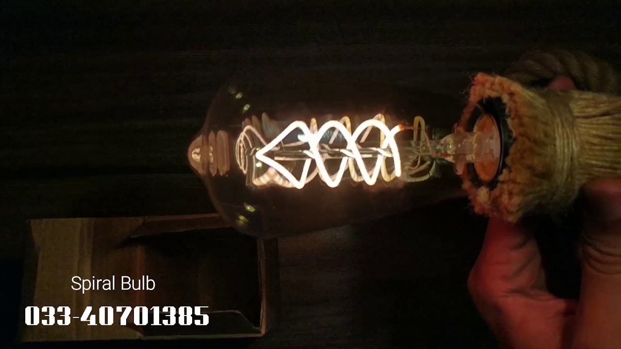 LED Spiral bulb | Opening review - YouTube