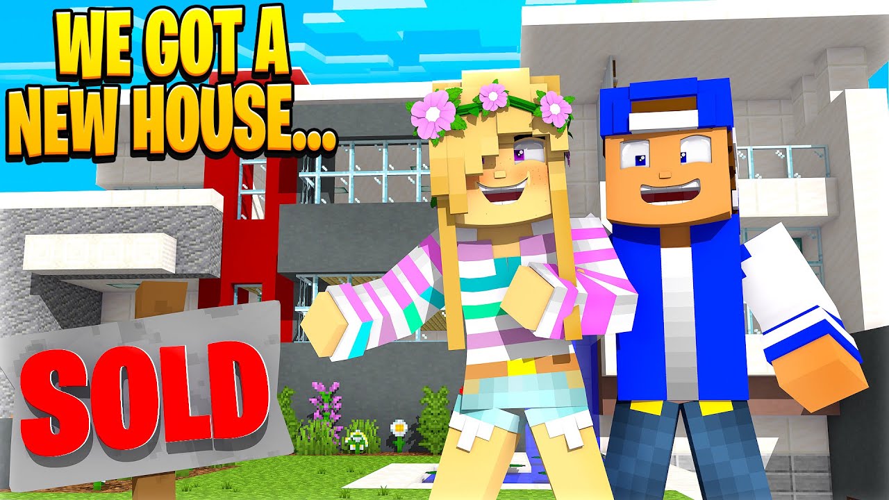 Little Leah BUYS HER FIRST HOUSE...Minecraft - YouTube