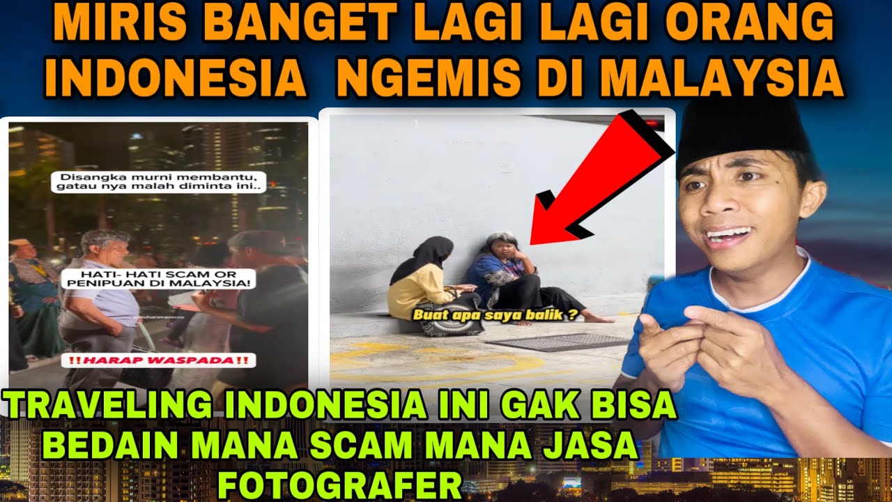MIRIS BANGET⁉️ LAGI LAGI ORANG INDONESIA JADI PENGEMIS DI MALAYSIA ...