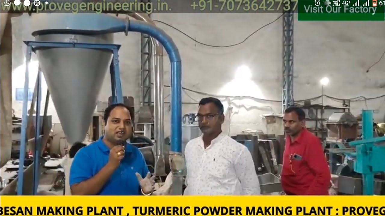 Besan Plant | Turmeric Grinding Plant | Automatic Besan Making Plant ...