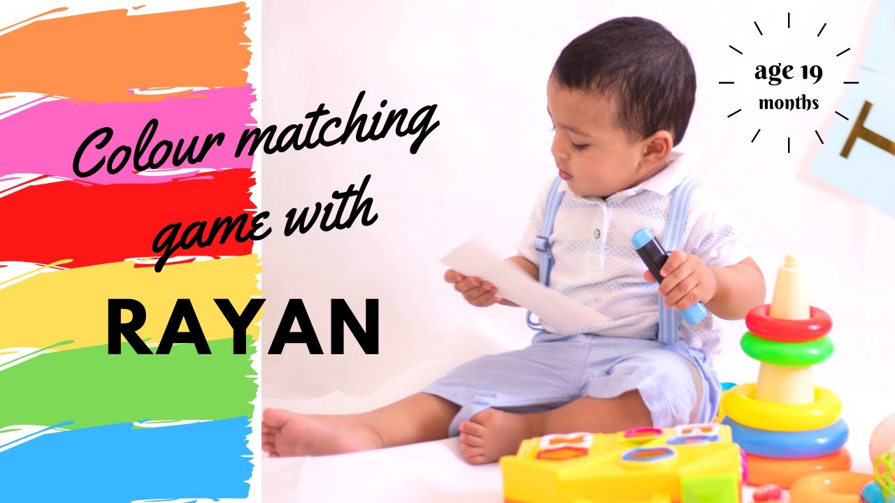 Colour matching game / Toddler colour matching game / easy colour ...