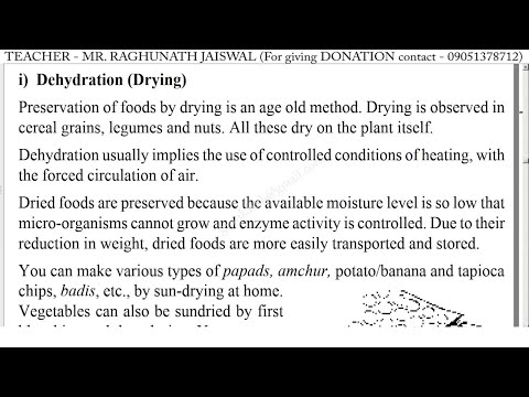 Dehydration method of food preservation | Drying method of food ...