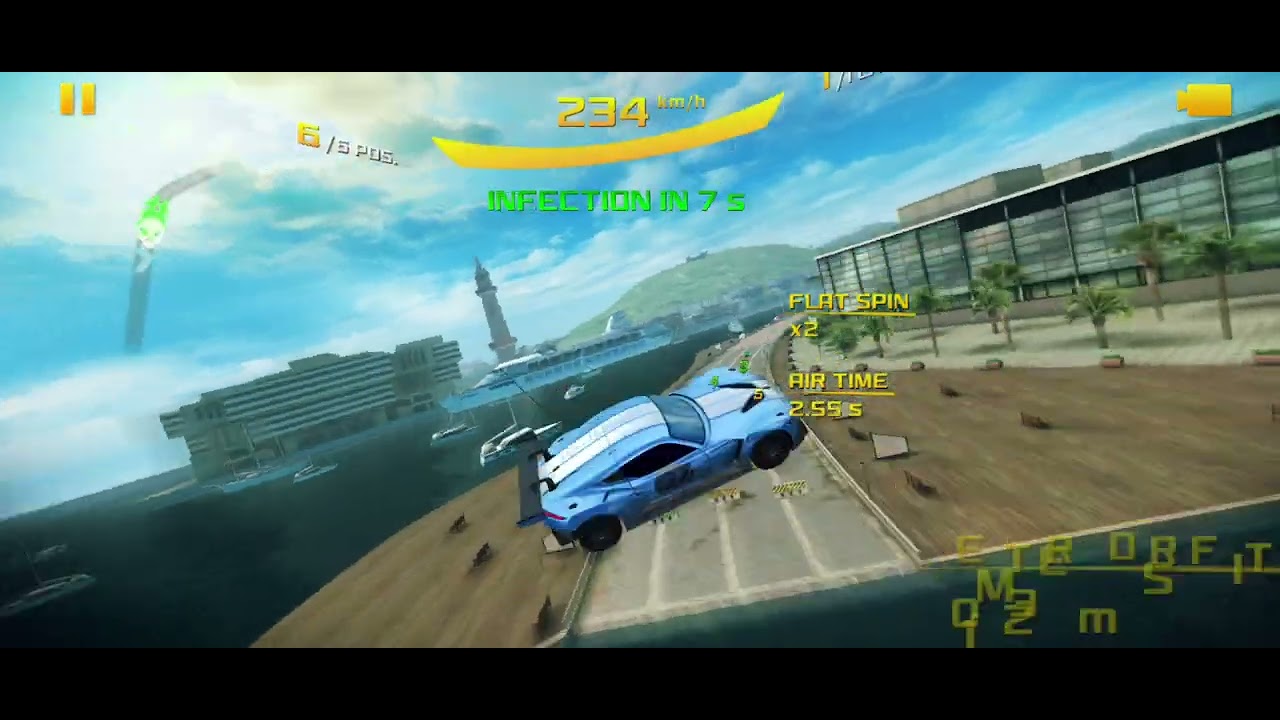 infected race in Barcelona Asphalt 8 game(car beltoise) - YouTube