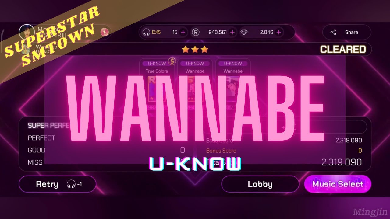 WANNABE - U-KNOW/Yunho | Hard mode ⭐⭐⭐ | SUPERSTAR SM - YouTube