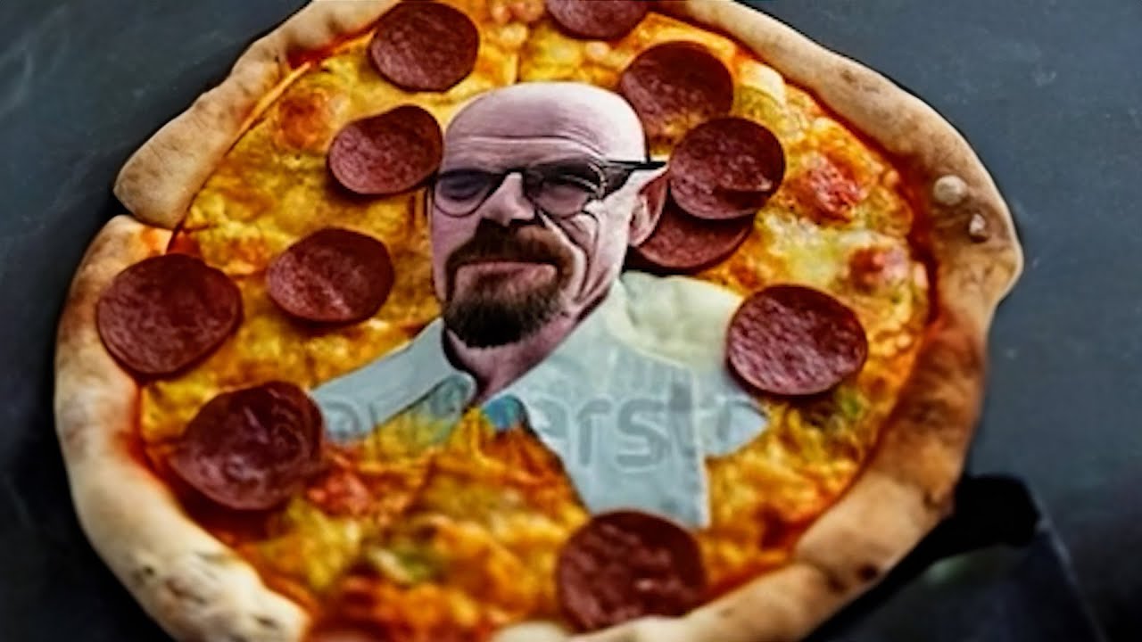 Walter White - flies on pizza - YouTube