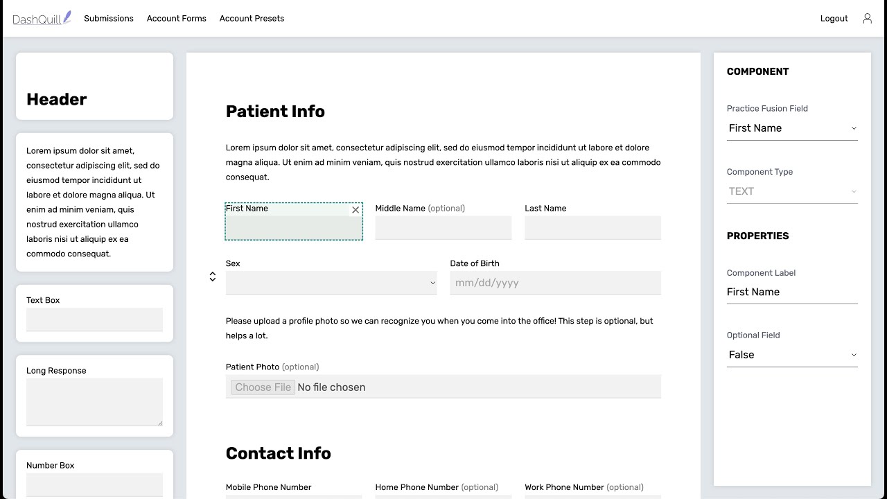 DashQuill: Setting Up Your Forms - YouTube