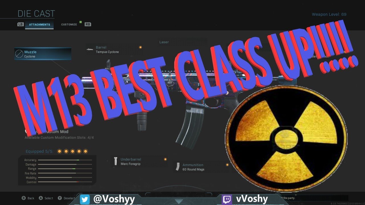 M13 BEST CLASS SETUP!!!! - YouTube