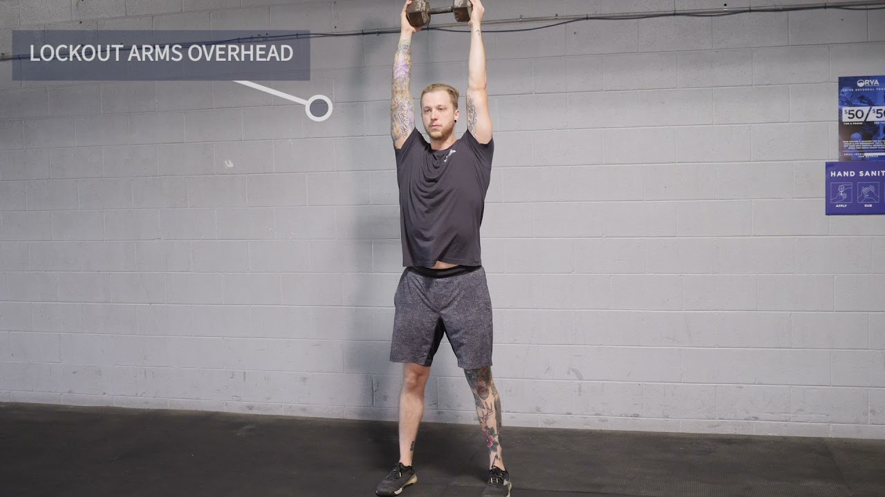 Exercise Demo: Dumbbell Ground to Overhead - YouTube