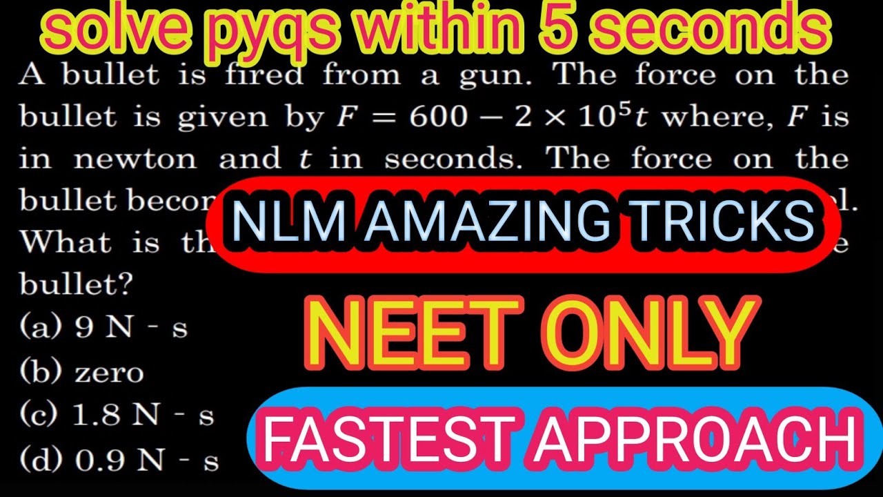 Supercharge Your NEET & JEE Prep with These physics super Tricks! / NLM ...