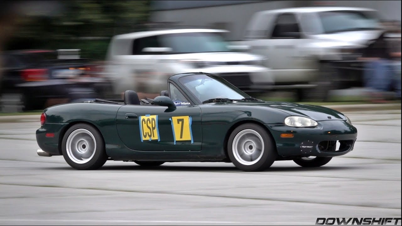Semon Demon Miata Fast Autocross - YouTube