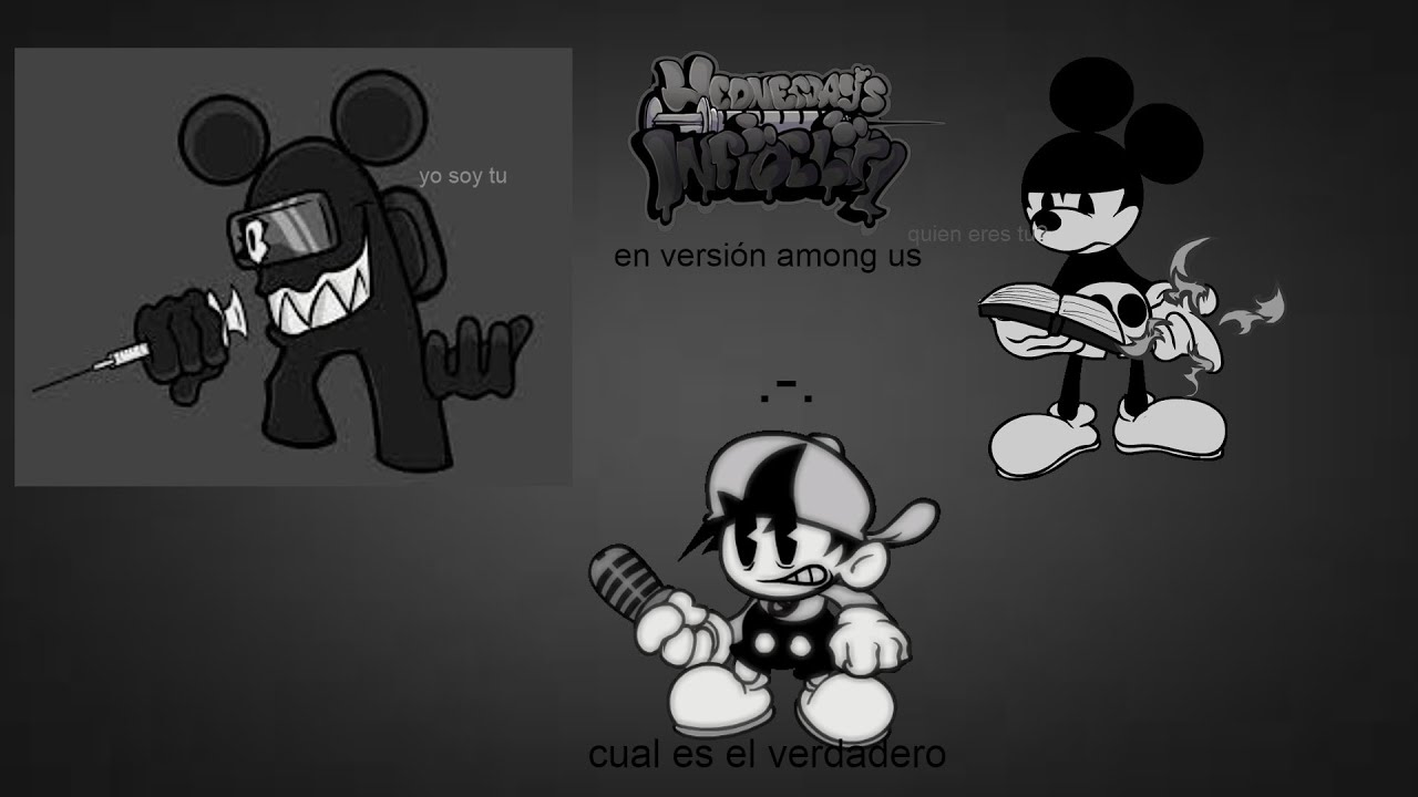 Mickey mouse se volvió un among us [wednesday infiderity] [snowtuber ...