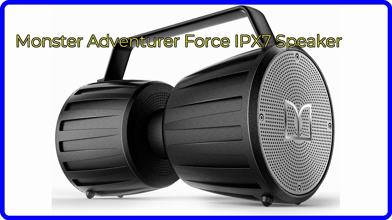 REVIEW (2026): Monster Adventurer Force IPX7 Speaker. ESSENTIAL details ...