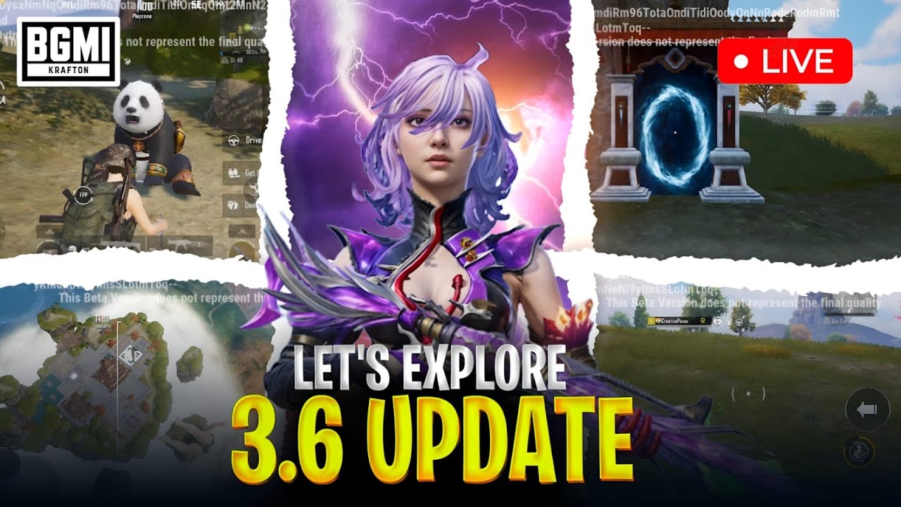 Bgmi new 3.6 Update Tips & trick let's Explore/ Road to 1.5k Subscriber ...