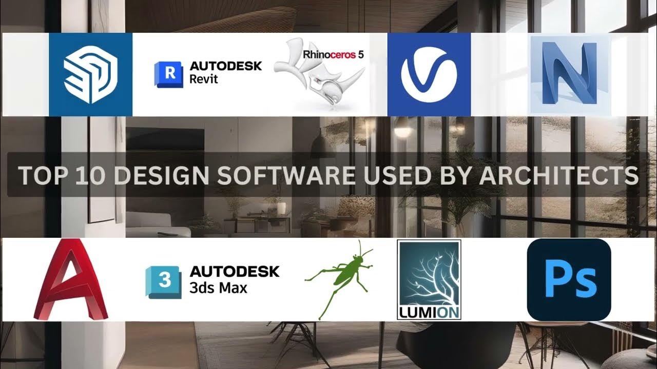 Top 10 design software used by architects - YouTube