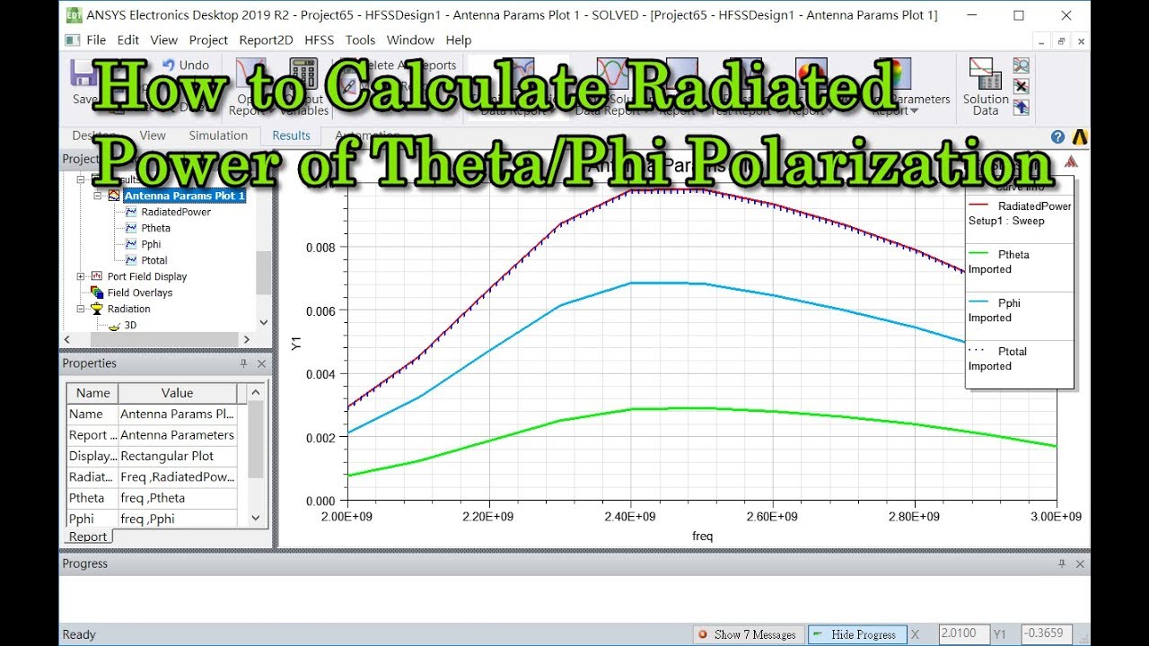 How to Calculate Radiated Power of Theta and Phi Polarization - YouTube
