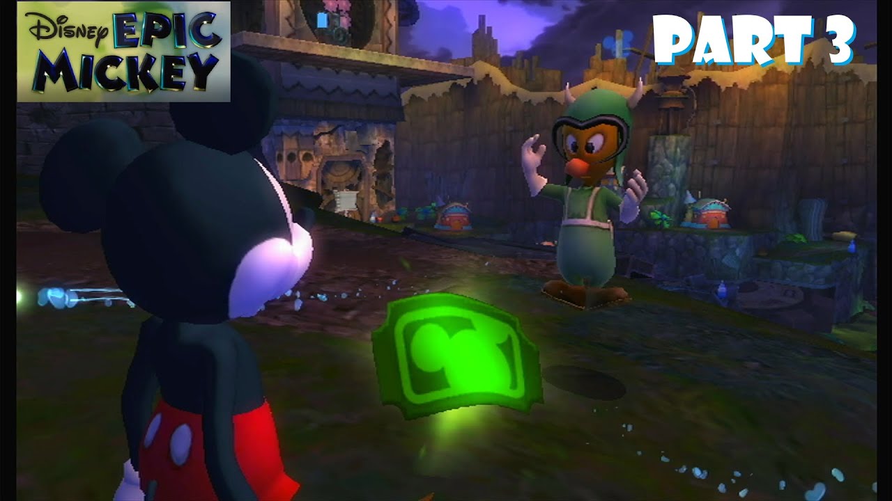 Disney's Epic Mickey Walkthrough | Paint Campaign | Part 3: World of ...