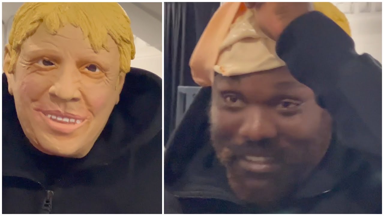 STRANGE ONE! - DEREK CHISORA ROCKS UP TO JOYCE/PARKER FIGHT WEARING ...