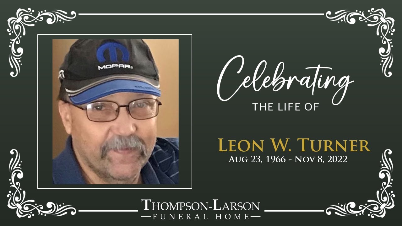 Leon Turner Funeral Service - YouTube