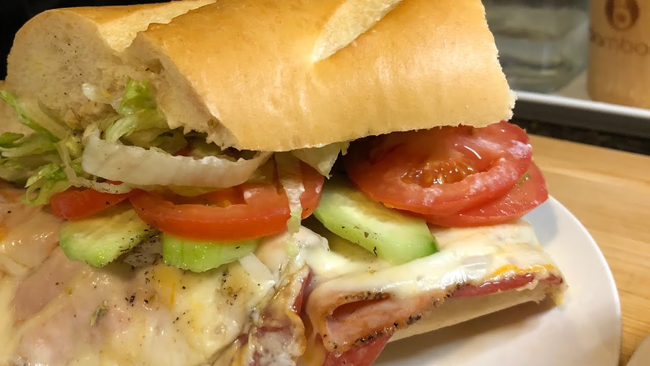 A loaded melted sub - YouTube