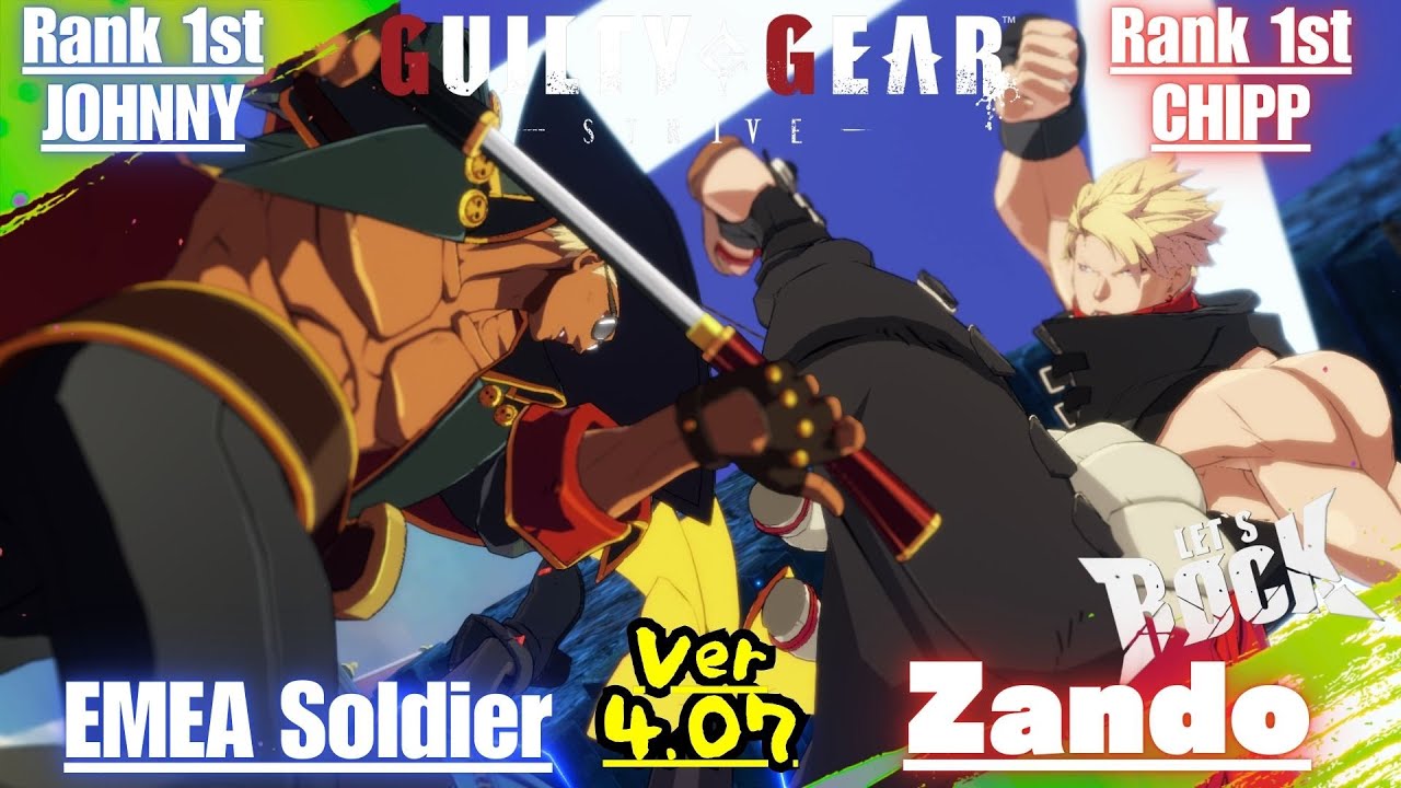 GGST Rank 1st JOHNNY / ジョニー [ EMEA Soldier ] vs Rank 1st CHIPP / チップ ...