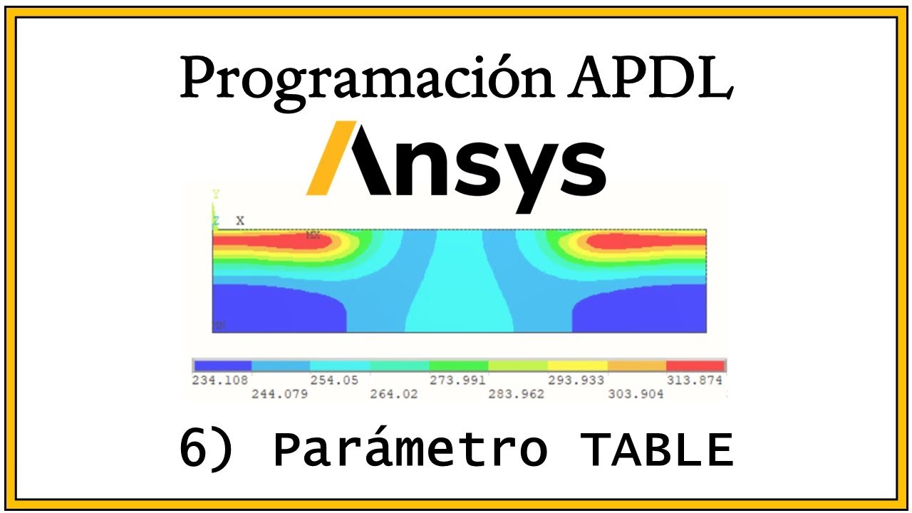 Parámetro TABLE | Tutorial Programación APDL - YouTube