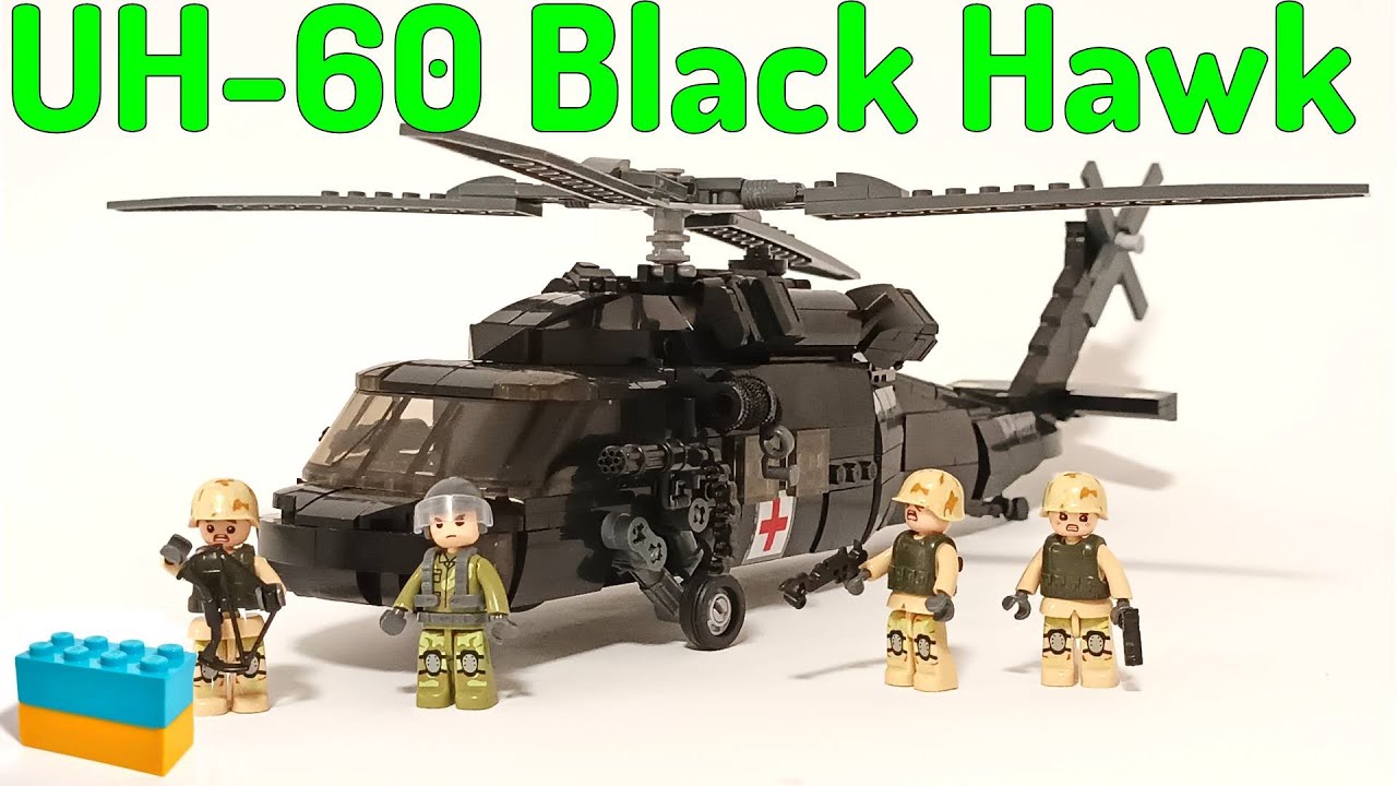 Sikorsky UH-60 Black Hawk by lego analogue - YouTube