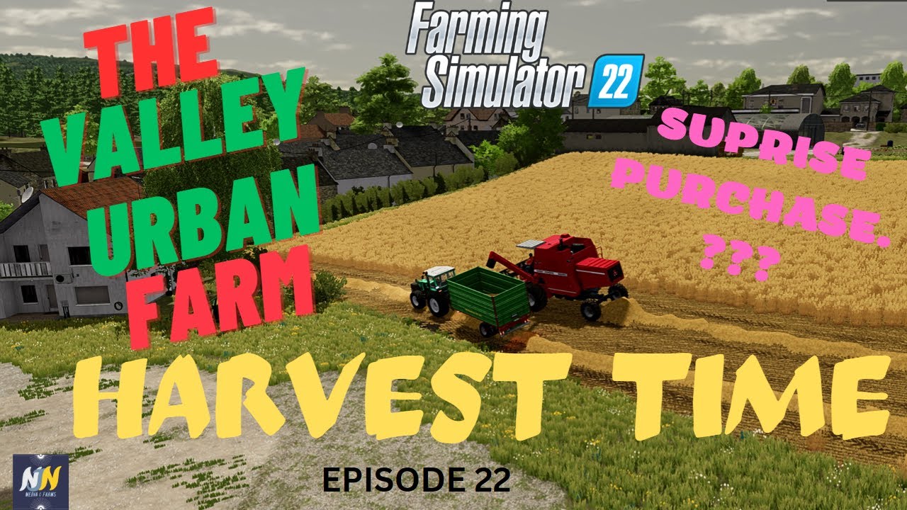 THE VALLEY THE OLD FARM| FS22 | URBAN FARMING | EP 21 |VISITOR ...