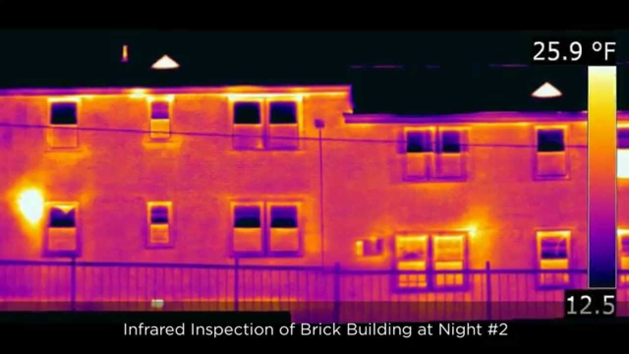 Infrared inspection of Building Envelope for Energy Loss - YouTube