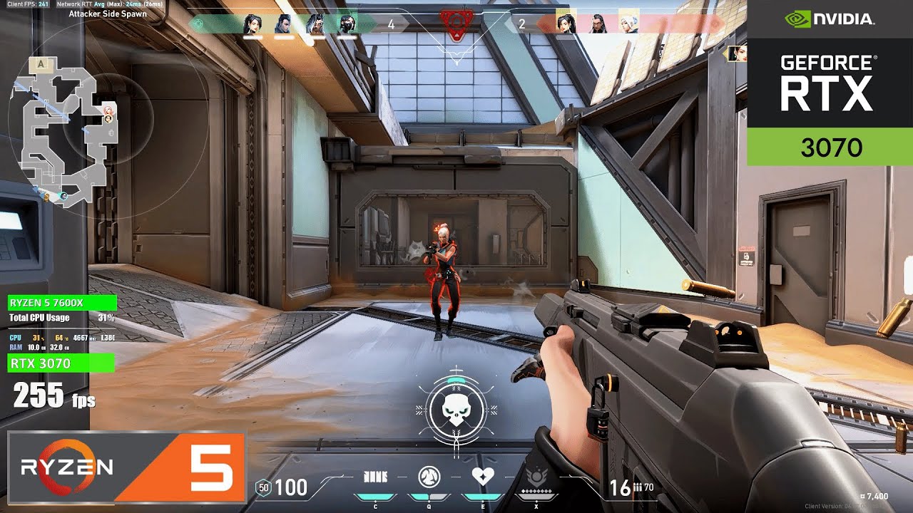 Valorant : Revelation E6 Act 2 Fracture | RTX 3070 Test Ultra Settings ...