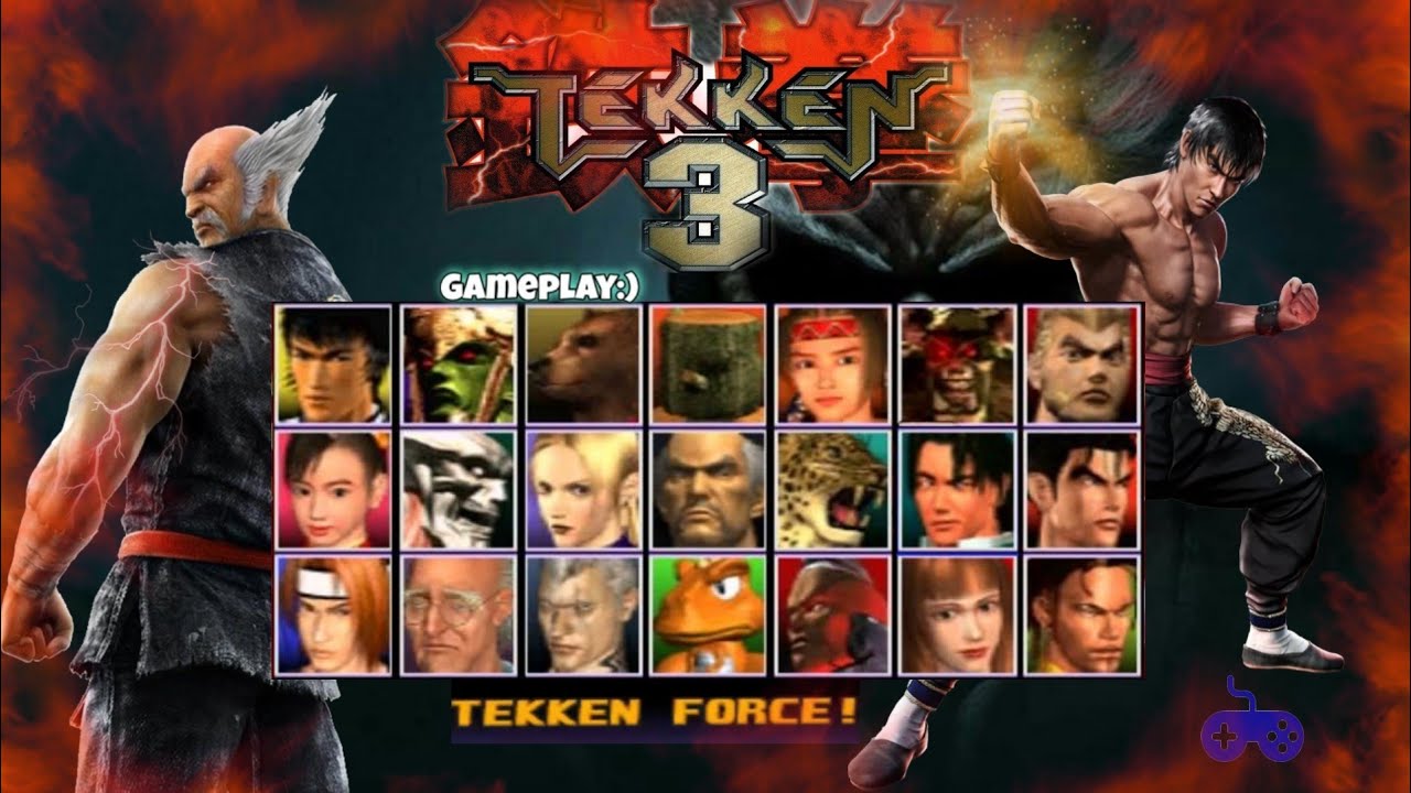 TEKKEN 3 - Tekken Force Mode 🔥🔥🗿 - YouTube