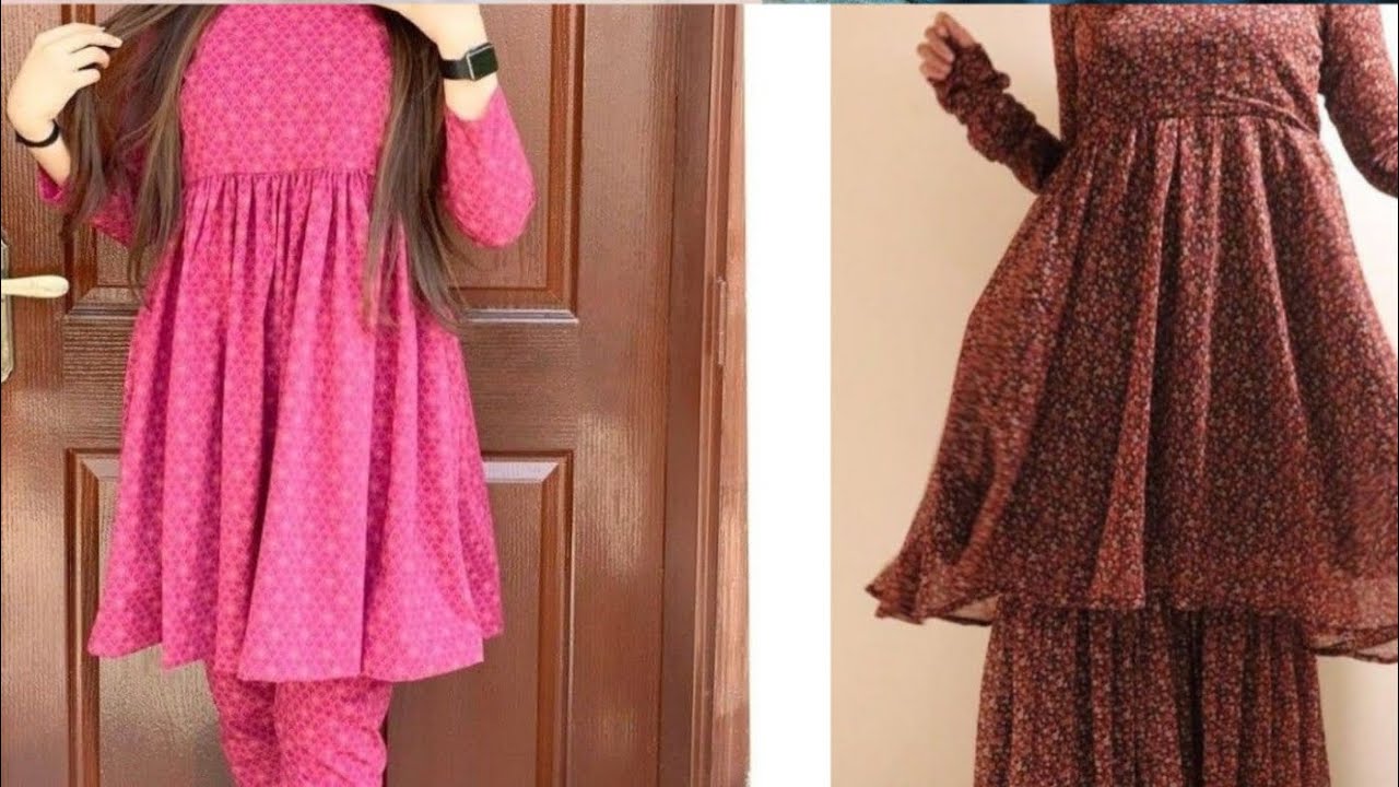 SHORT frok girls unique designs - YouTube