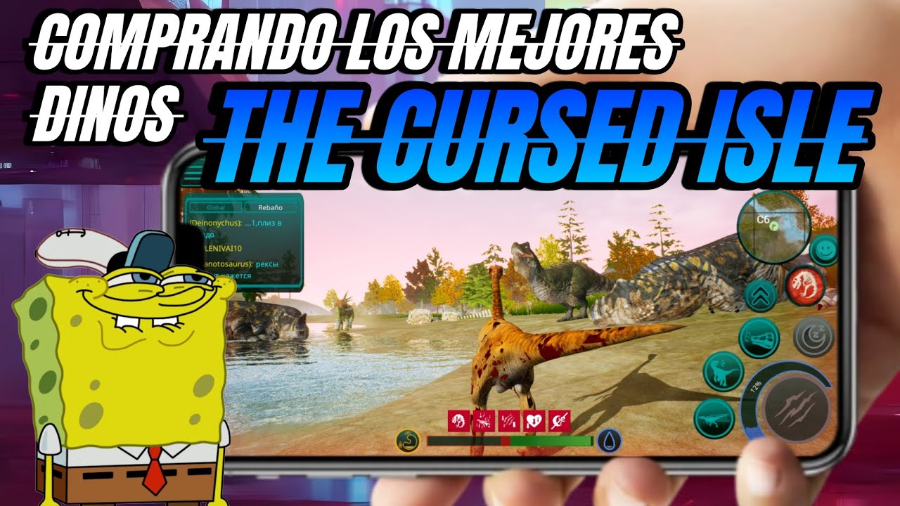 🔴 Probamos 3 de los mejores dinos de THE CURSED ISLE no creerás lo que sucede 😦 - YouTube