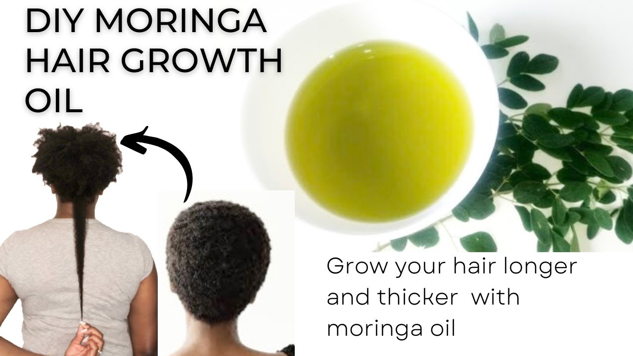 DIY Moringa Hair Growth Oil, And How To Make It☘️ |Milva Buadi| - YouTube