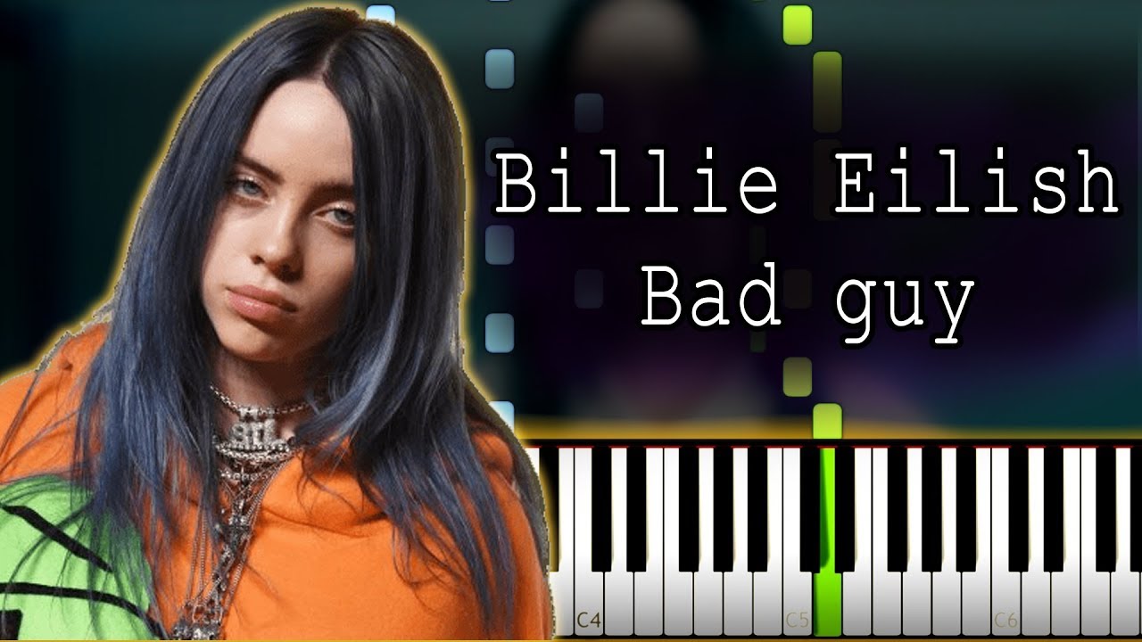 😼 Billie Eilish - bad guy Piano Tutorial (Sheet Music + midi with ...