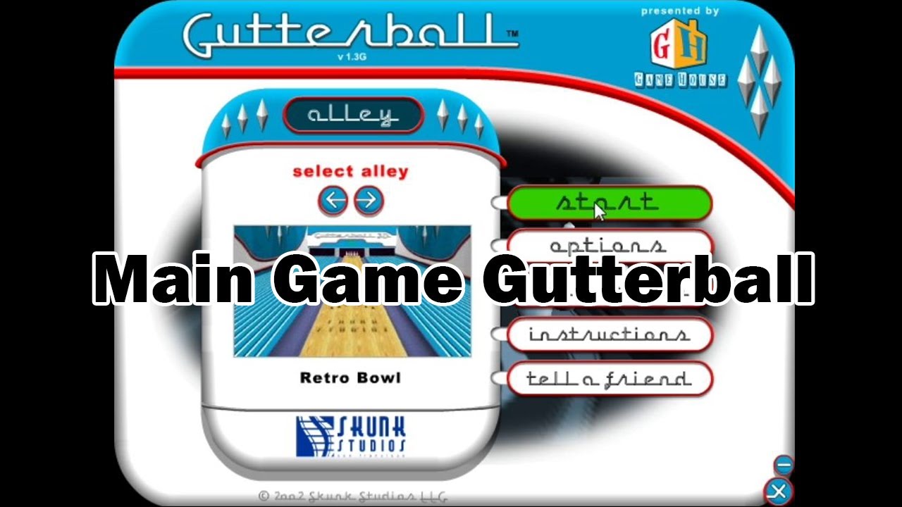 Main game Gutterball - YouTube