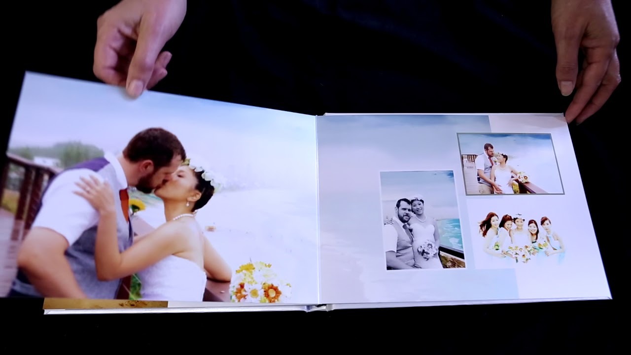 wedding photo books - YouTube