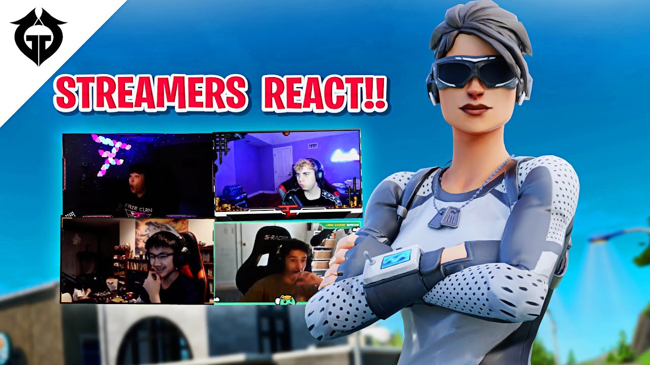 Streamers React To The BEST Fortnite Trickshots EVER! (Streamers React ...