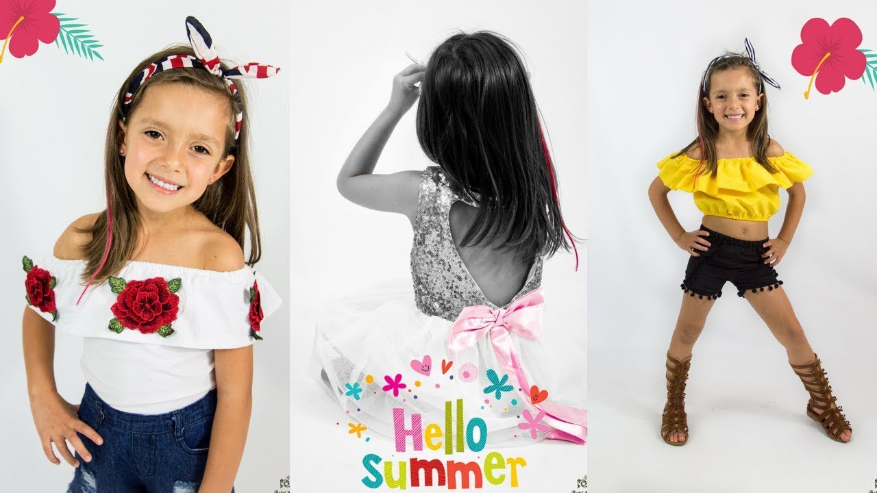 ESTATE ALLA MODA - HAUL BAMBINA VESTITI INDOSSATI - YouTube