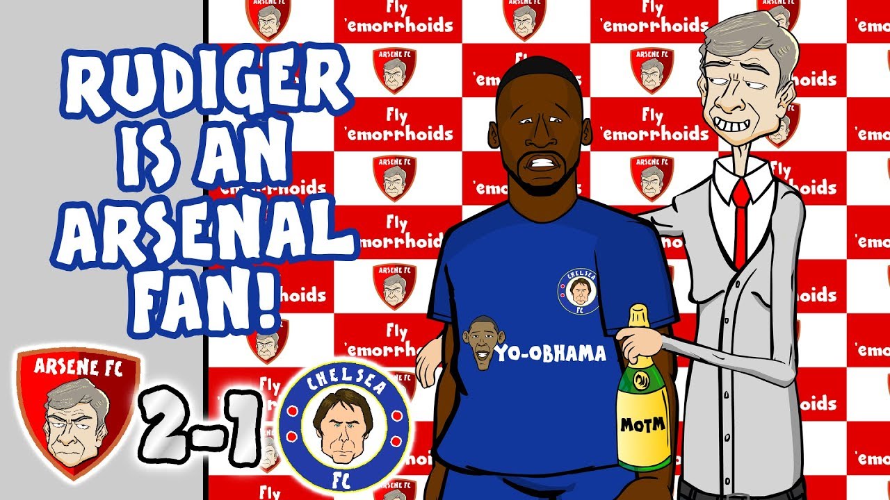 😂SCREW YOU CHELSEA!😂 ARSENAL 2-1 CHELSEA! (Song Parody Highlights Goals ...