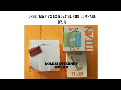 Modem Orbit Max Vs Modem Ex Bolt Bl 400 With by. U - YouTube