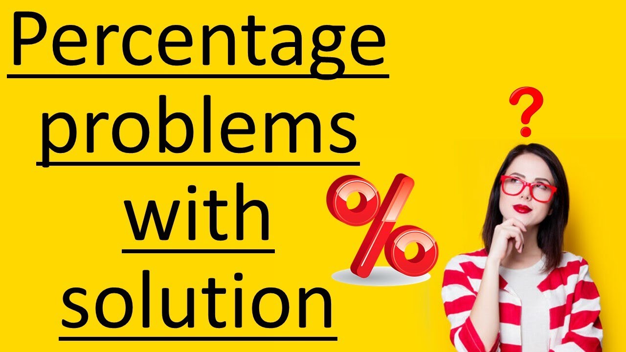 Easy, Simple, Step by Step Percentage Explanation, Question with ...