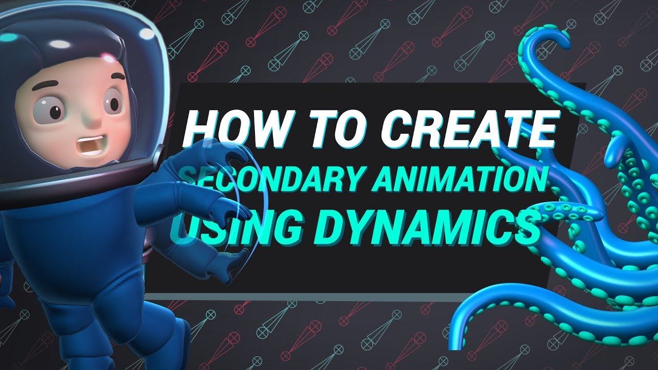 How to create secondary animation using dynamics in Maya [RUS] - YouTube