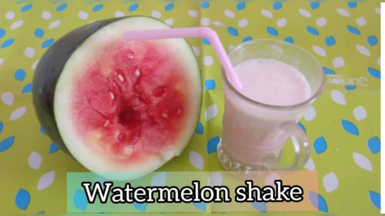 Special water melon shake/easy and tasty - YouTube
