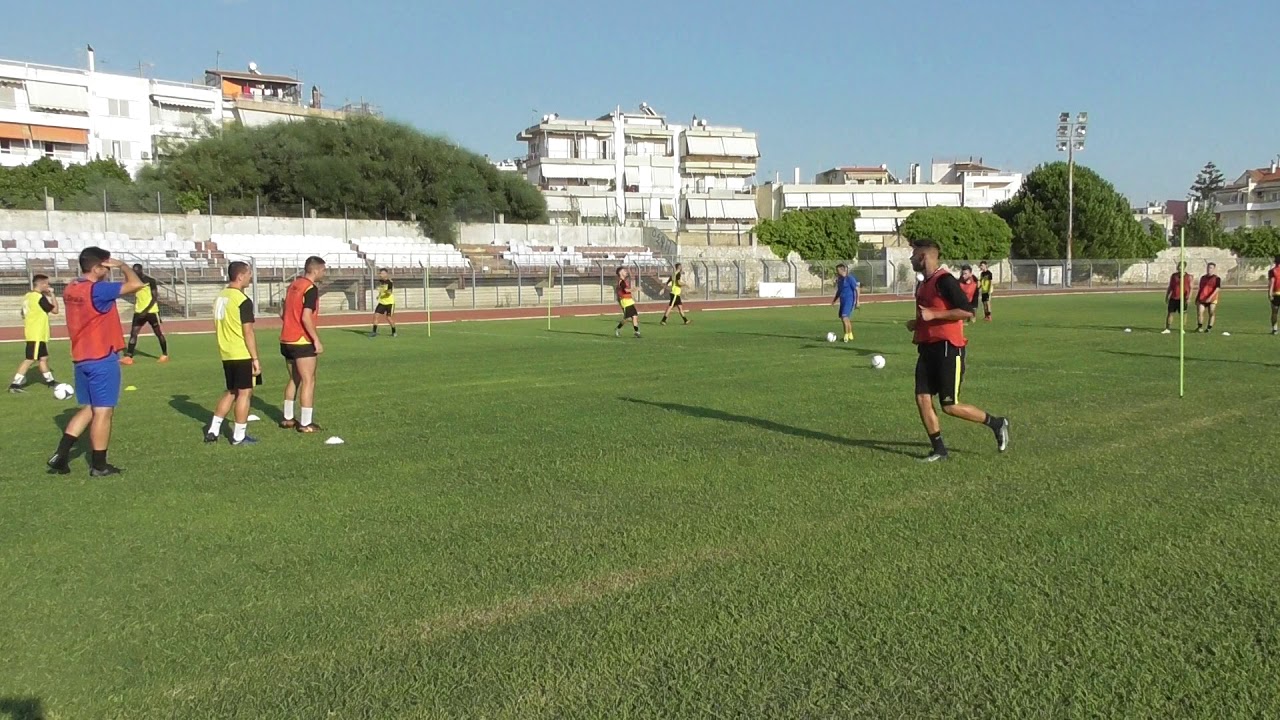 Pre season training (PAS PREVEZA 11- Technical +Dynamic stretching warm ...